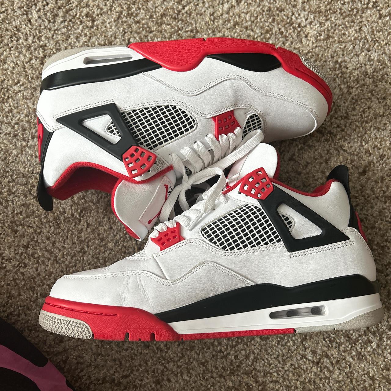 Jordan 4 Fire Red reps - Depop