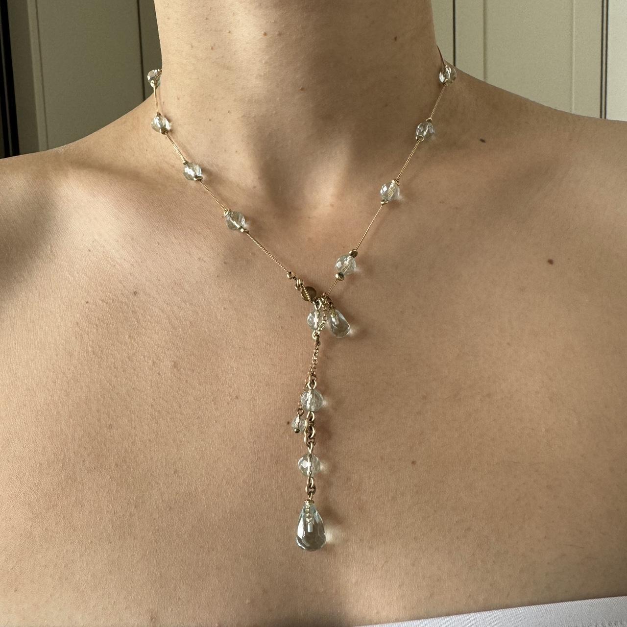 1/1 vintage y2k necklace 💗 fairy-esque, maybe boho,... | Depop