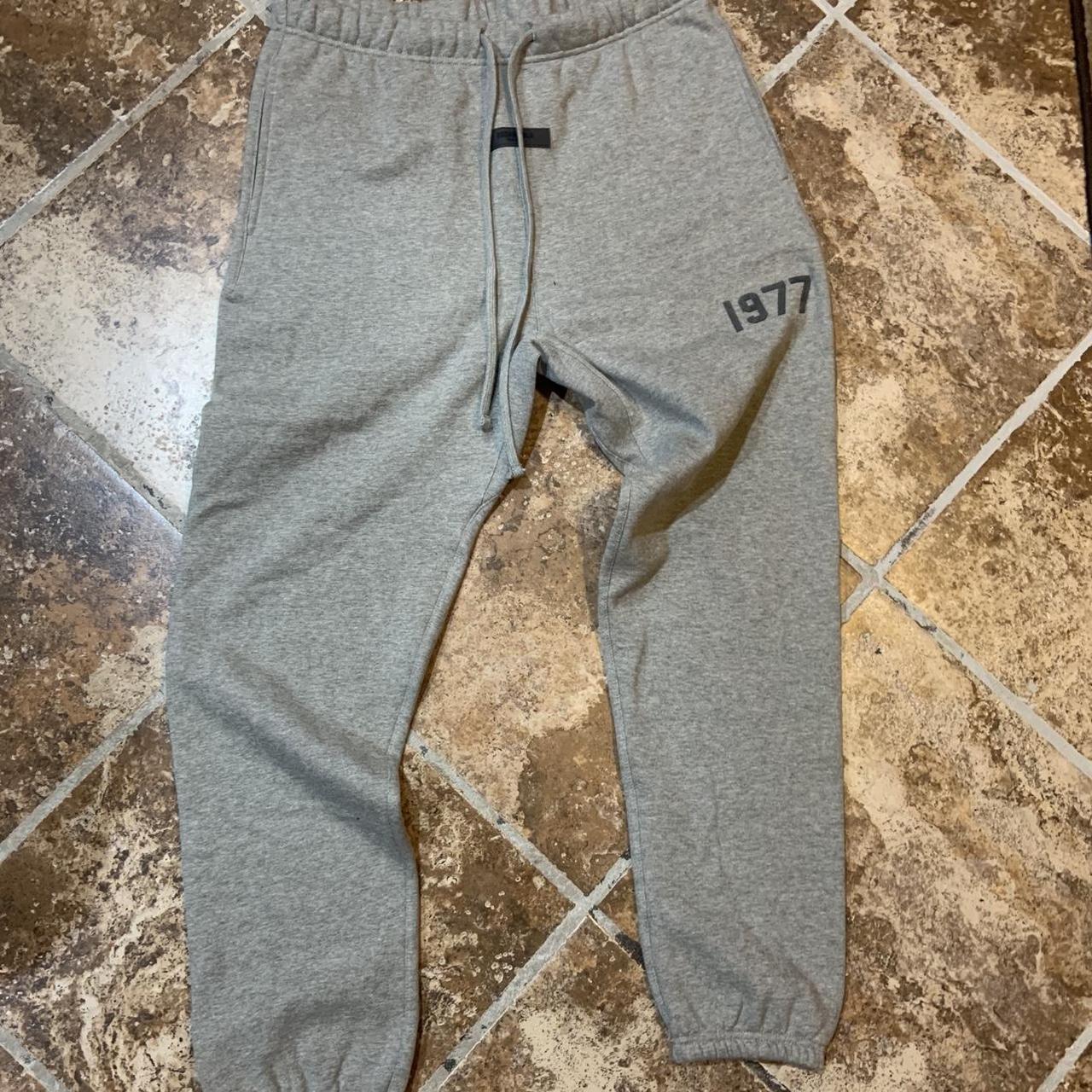 Large essentials sweats 1977 grey | Depop