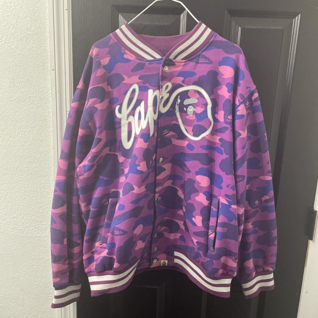 varsity bape jacket just don’t wear anymore - Depop