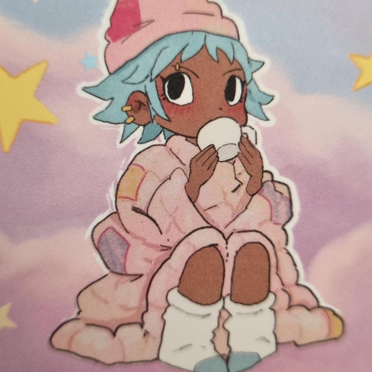 Lil Peach Riot Sleepover sticker #Gigi -morning... | Depop