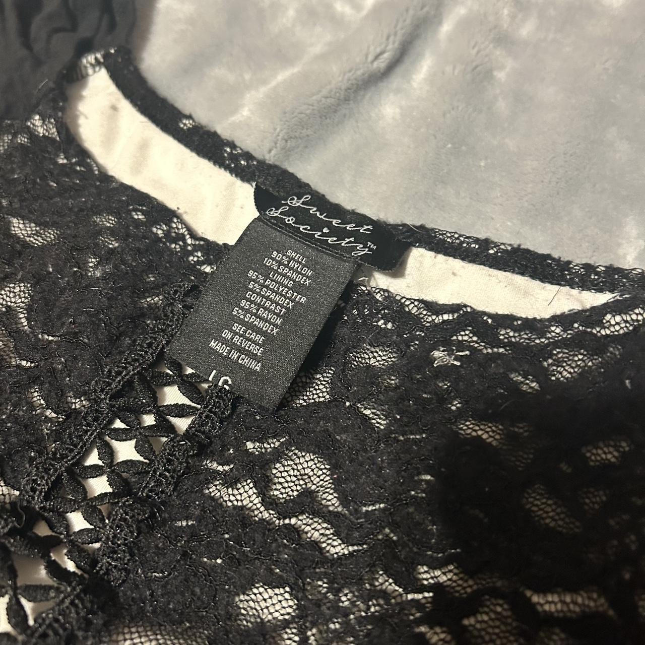 Hot topic brand sweet society lace corset top Worn a... | Depop