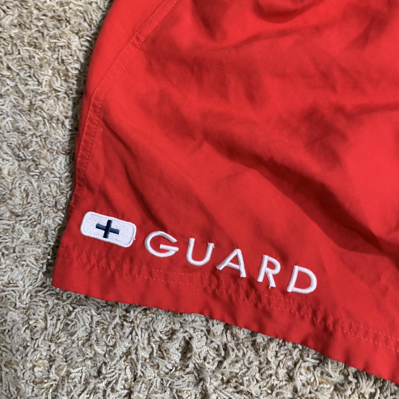 Speedo lifeguard swim trunks Small Red - Depop