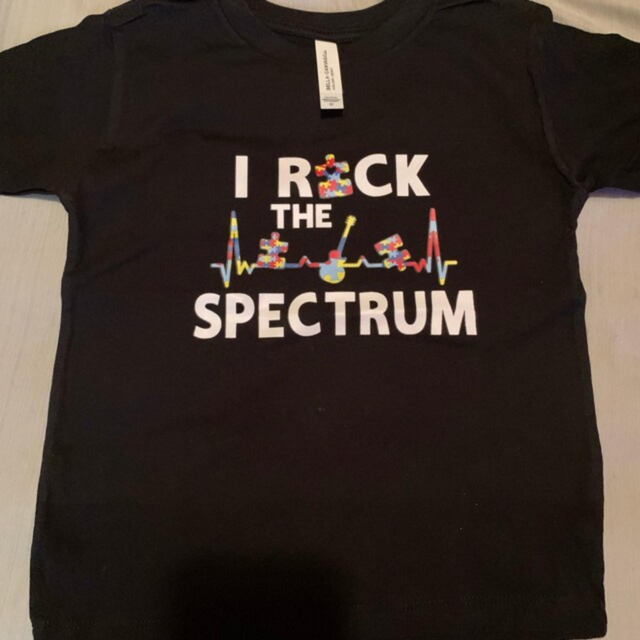 I Rock The Spectrum Tee- AUTISM AWARENESS tee •... - Depop