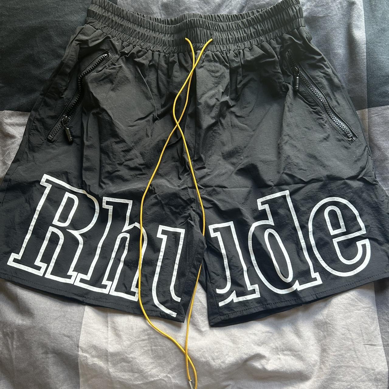 Black rhude shorts Brand new with tags Swim shorts/... - Depop
