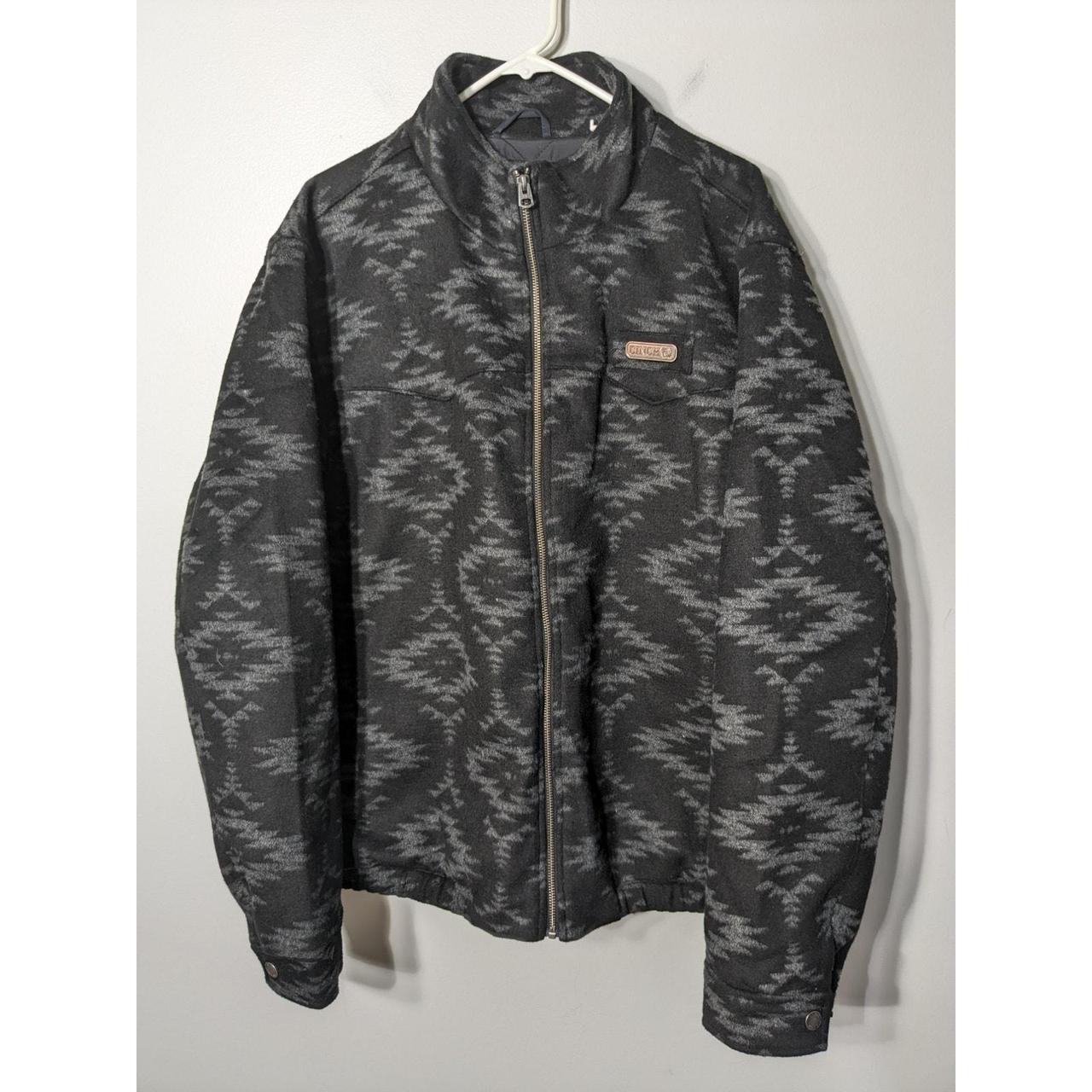 Cinch Aztec Wooly Concealed Carry Full Zip Coat... | Depop