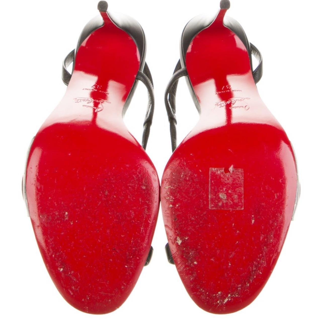 christian louboutin rosalie 100m heel size 37 bought... | Depop