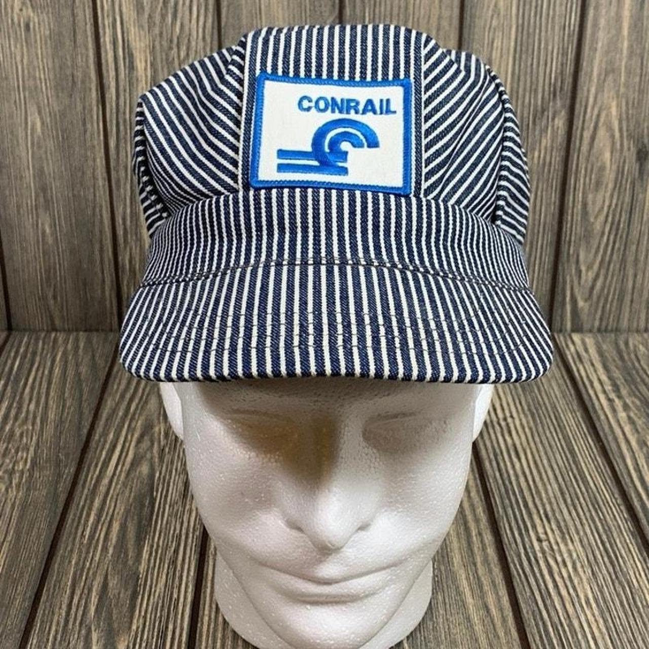 Conrail Conductor Engineer Snapback Trucker Hat Cap... | Depop