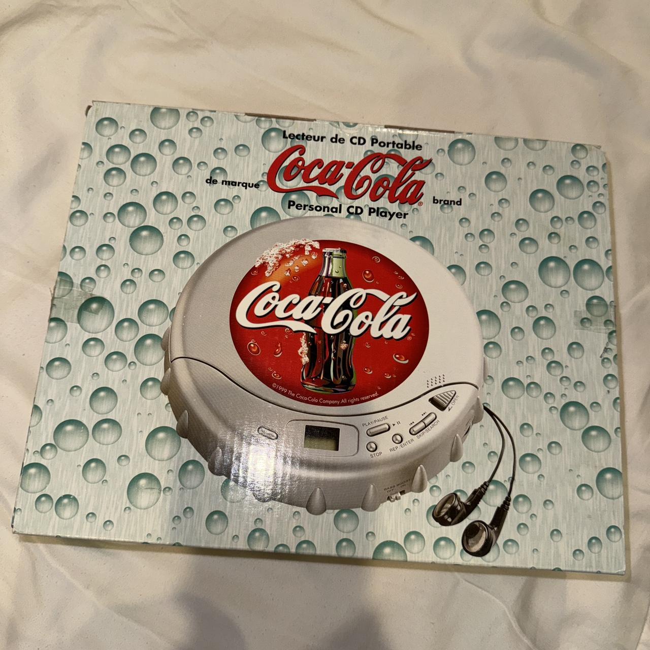 Vintage Coca Cola personal CD player Completely... | Depop