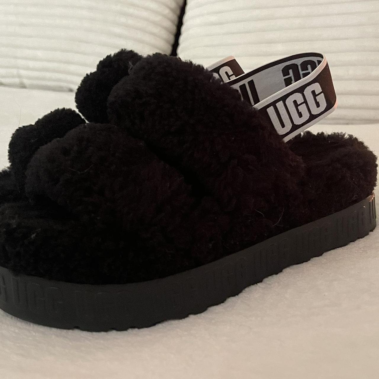 Black Ugg sandle. Mini platform. Worn once. #ugg... - Depop