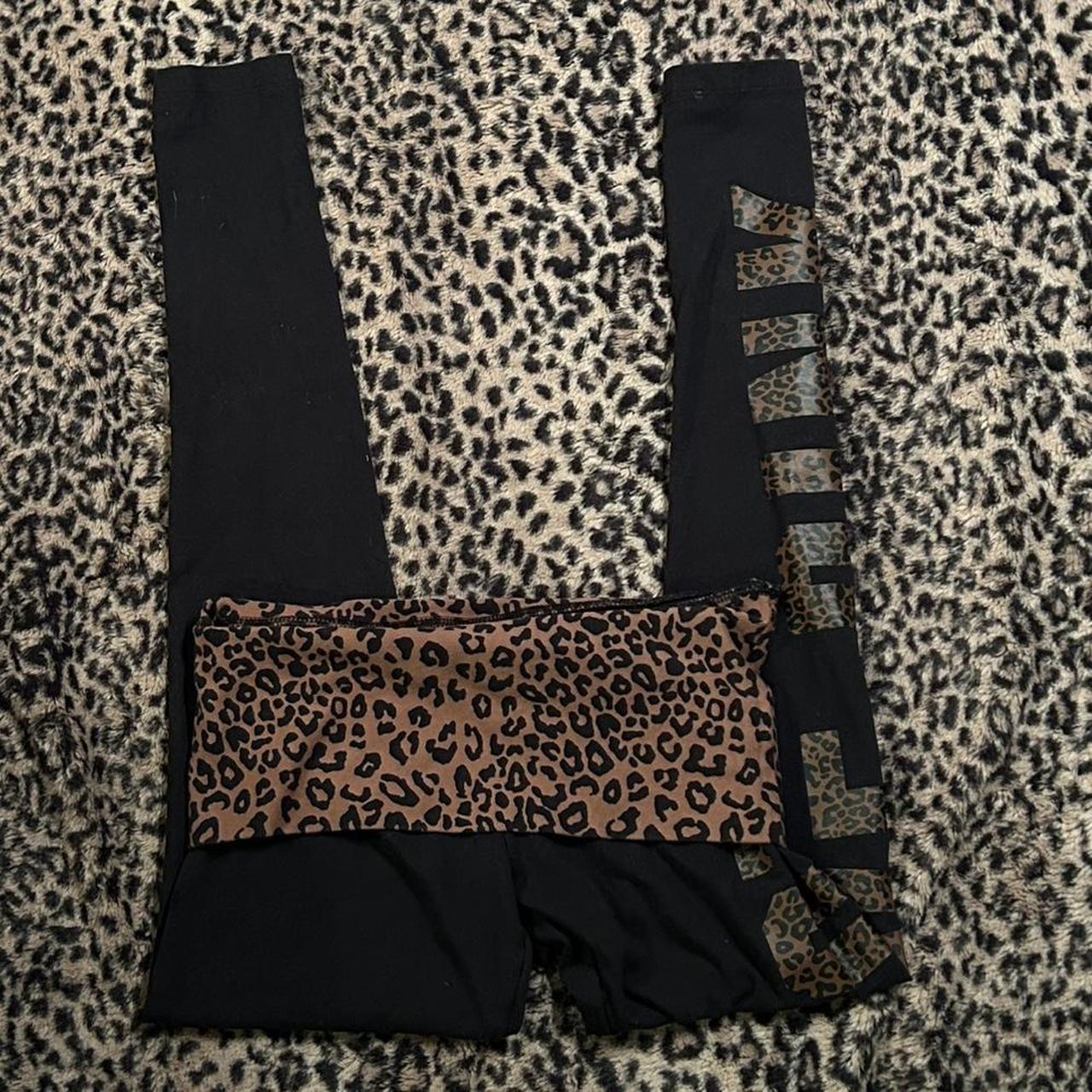 vintage early 2000s victoria’s secret PINK leopard... | Depop
