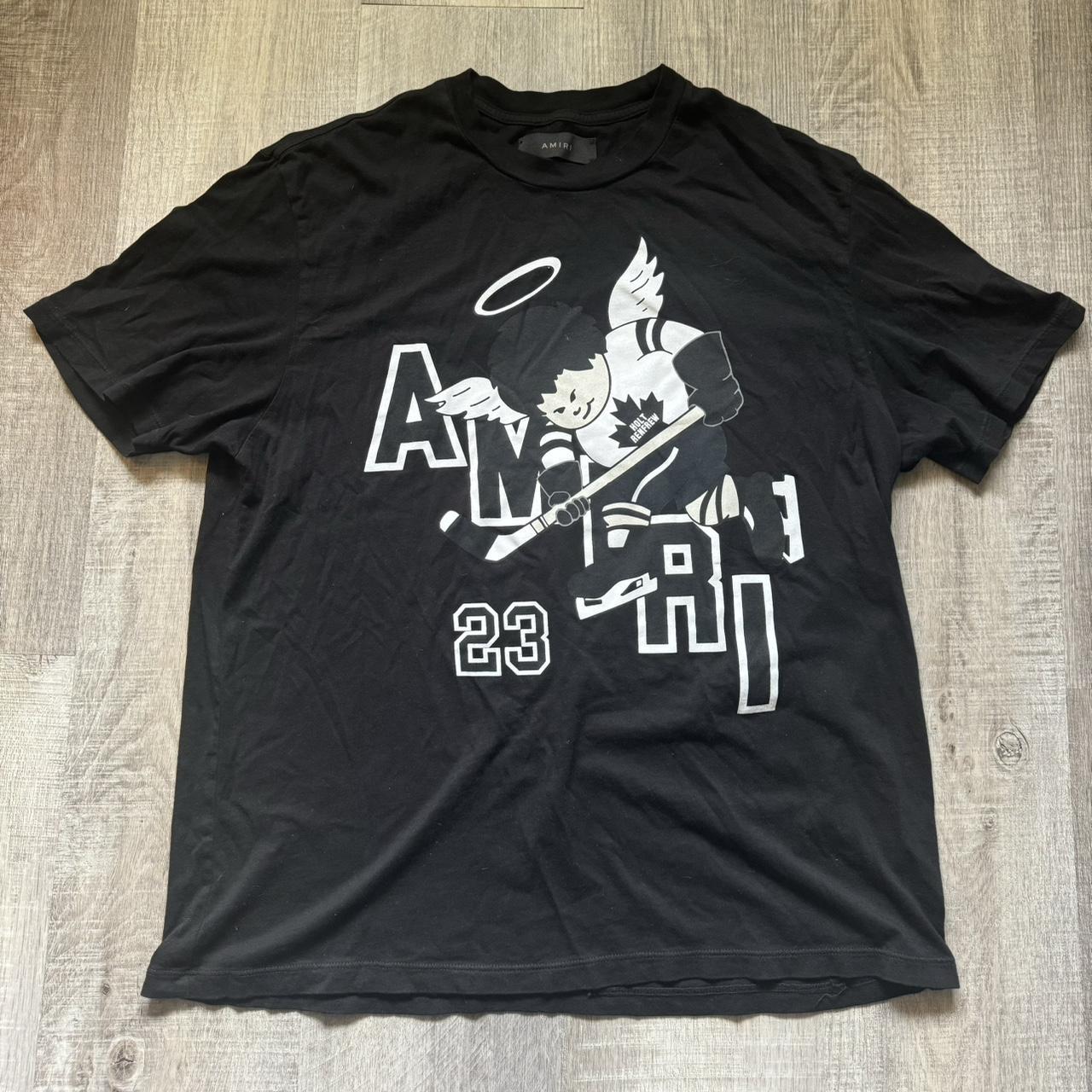 Amiri holt renfrew x amiri collab black tee - Depop