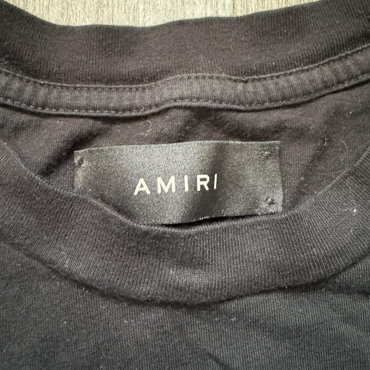 Amiri holt renfrew x amiri collab black tee - Depop