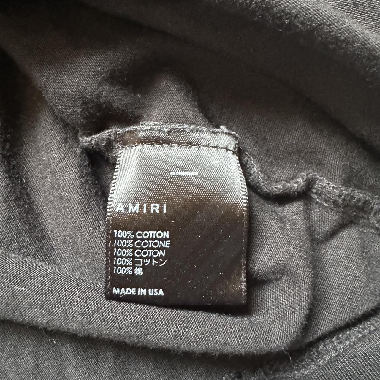 Amiri holt renfrew x amiri collab black tee - Depop
