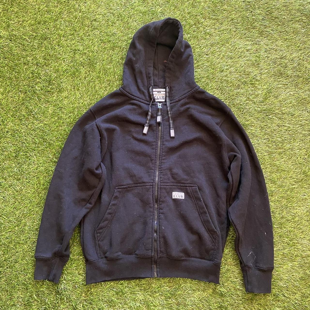 Black Pro Club Zip Up Nice baggy fit No flaws at... - Depop