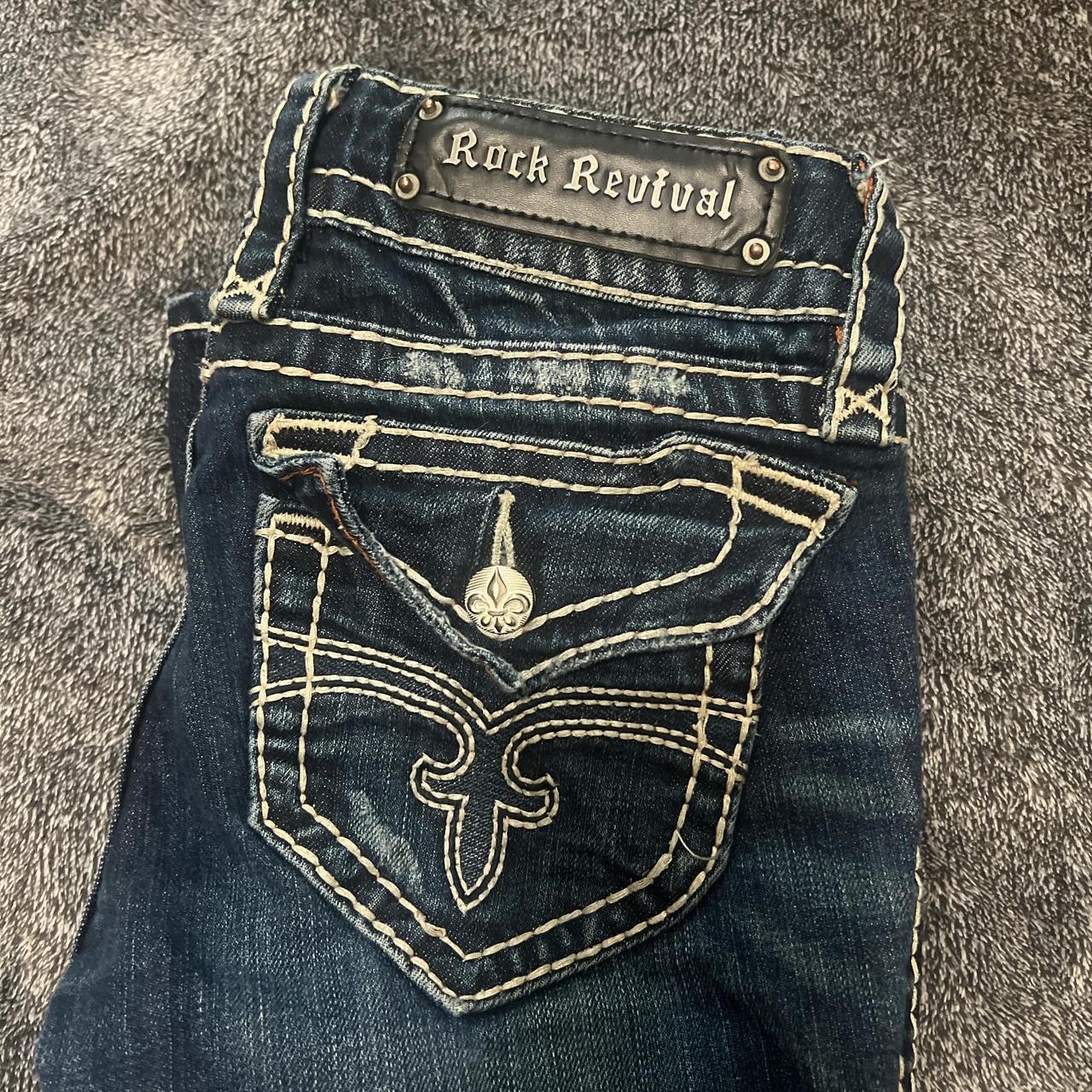 Women’s Rock Revival Boot Cut Jeans - Style Eva,... - Depop