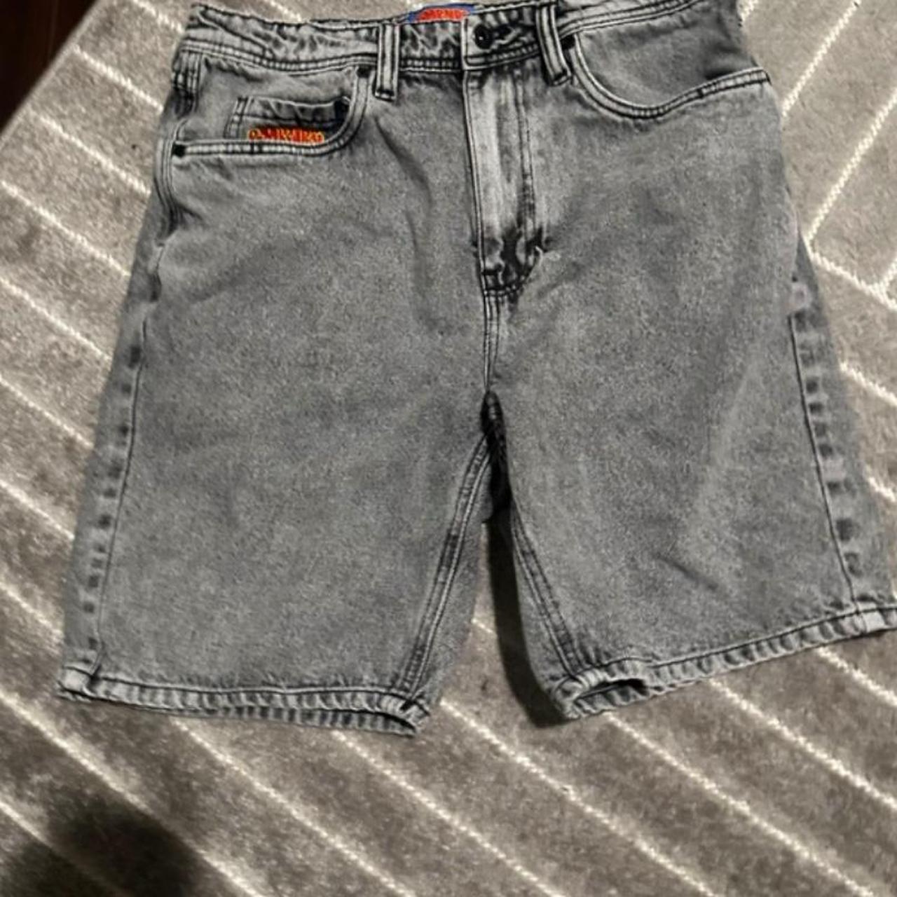 Gray Empyre Jorts Size 30 - Depop