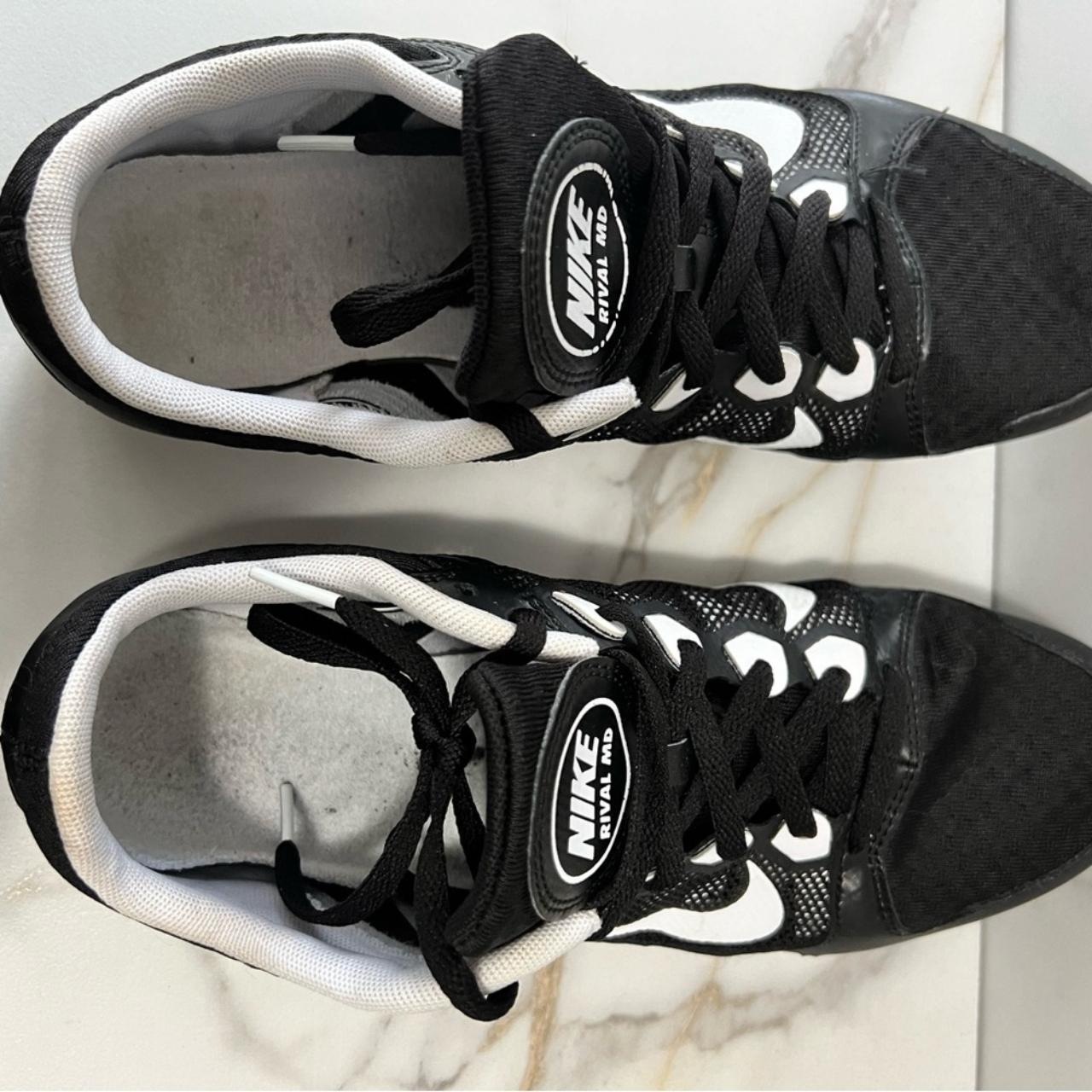 Men’s Nike Rival MD racing black lace up shoe. Great... - Depop