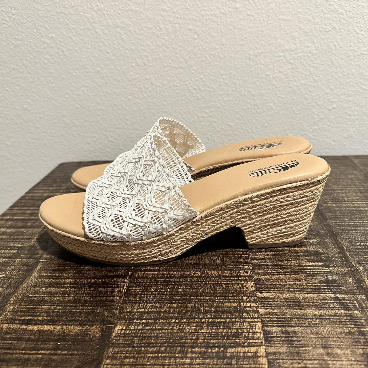 Barely worn, platform sandals Brand: Cliffs Size: 10 - Depop