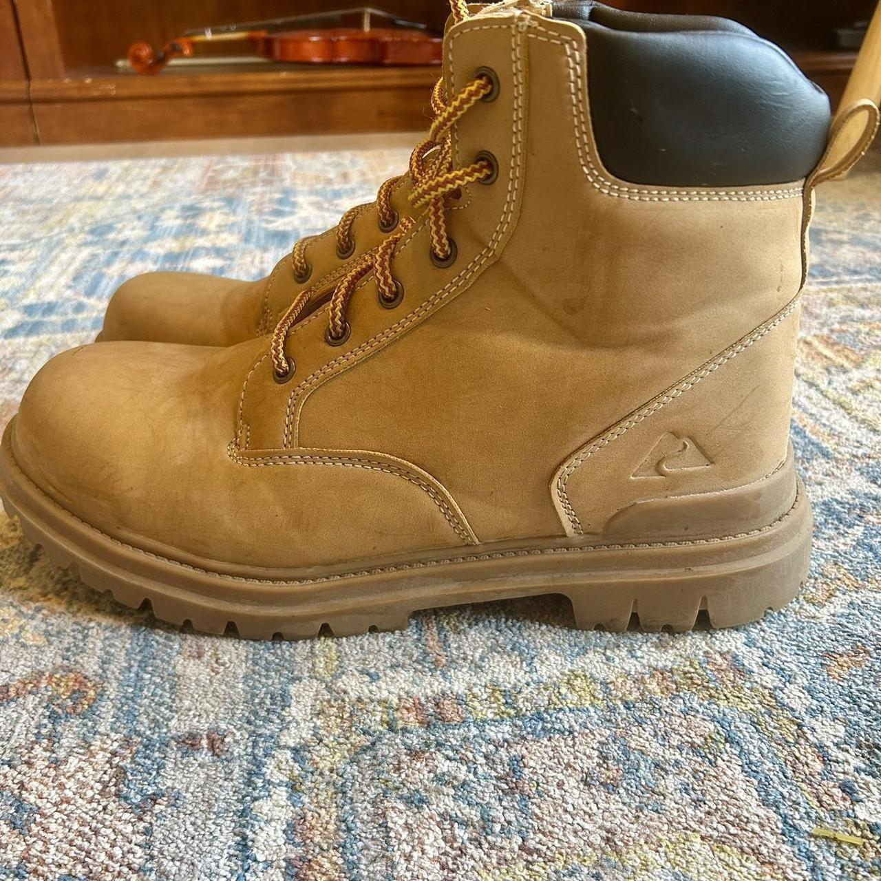 WORKWEAR BOOTS 🥾 NOT TIMBERLAND but like timbs... - Depop