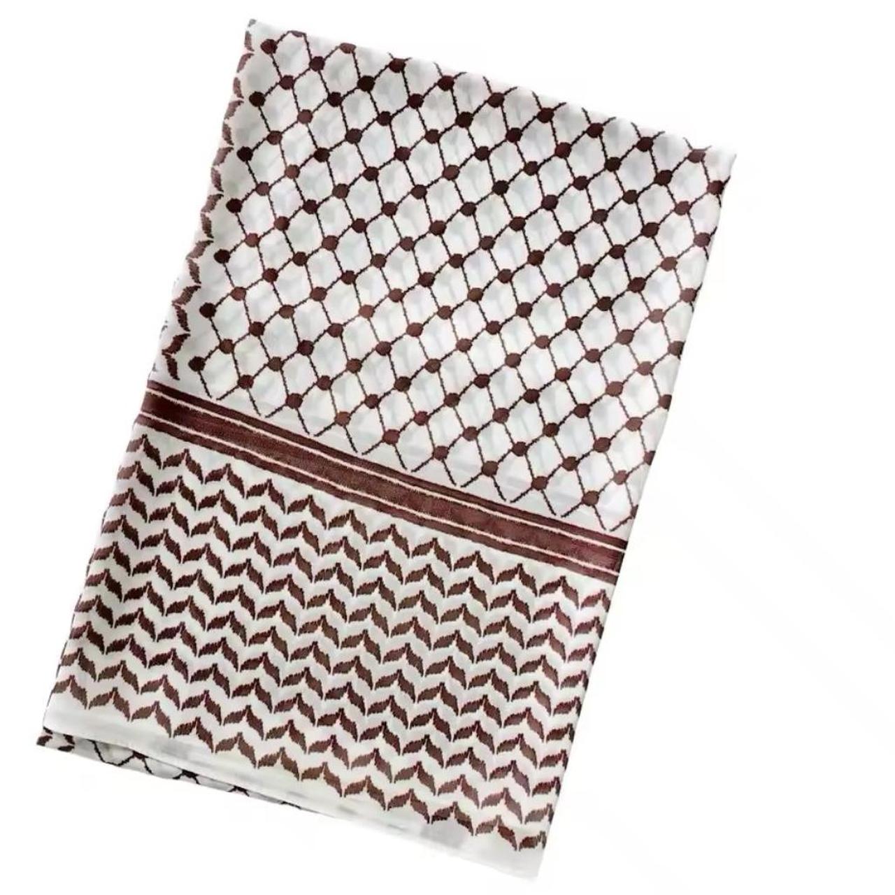 Brown chiffon kuffia shawl hijab | Depop