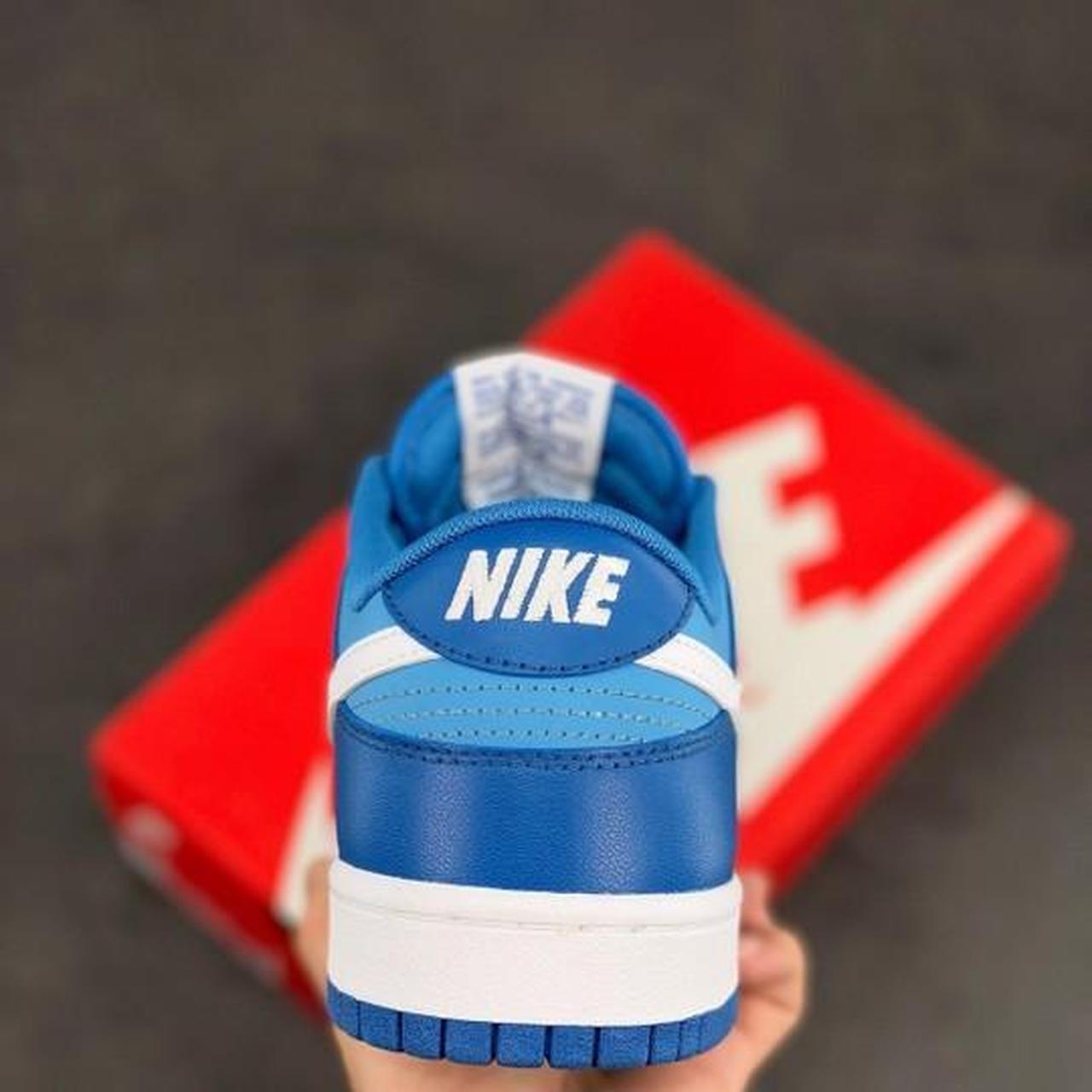Nike air dunk low marina blue men sneakers Brand... - Depop