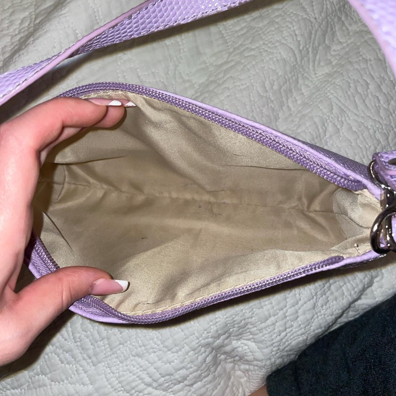 Really cute Y2K style purple baguette bag! Great... - Depop