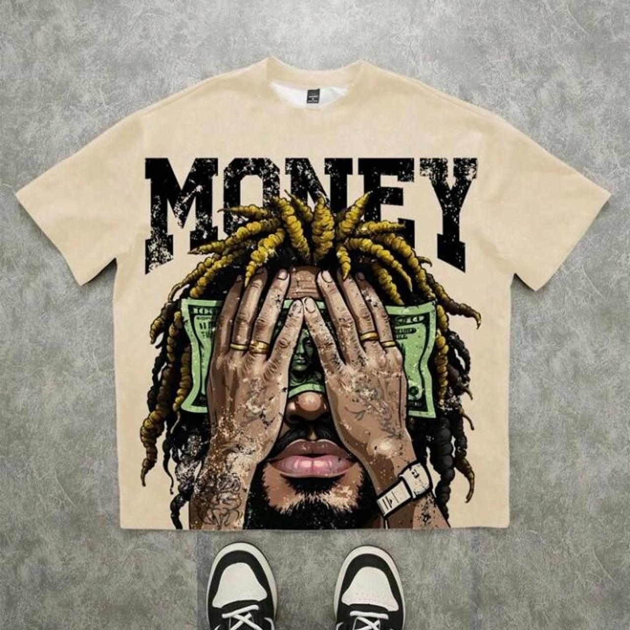 Manfinity EMRG Men's Letter & Figure Print Round... | Depop