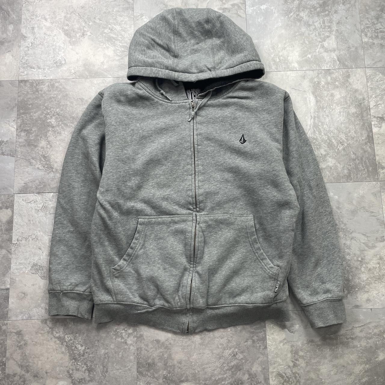 Vintage Y2K Volcom Sherpa Lined Skater Zip-Up... | Depop