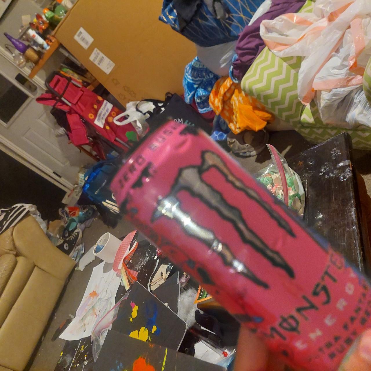 Hand made Monster energy gas masks after buying... | Depop