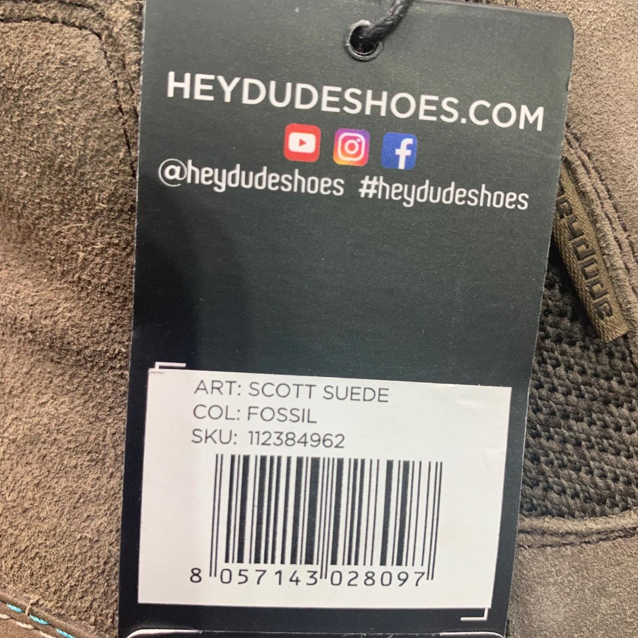 Hey Dude Scott Suede Fossil Ankle Boots US... - Depop