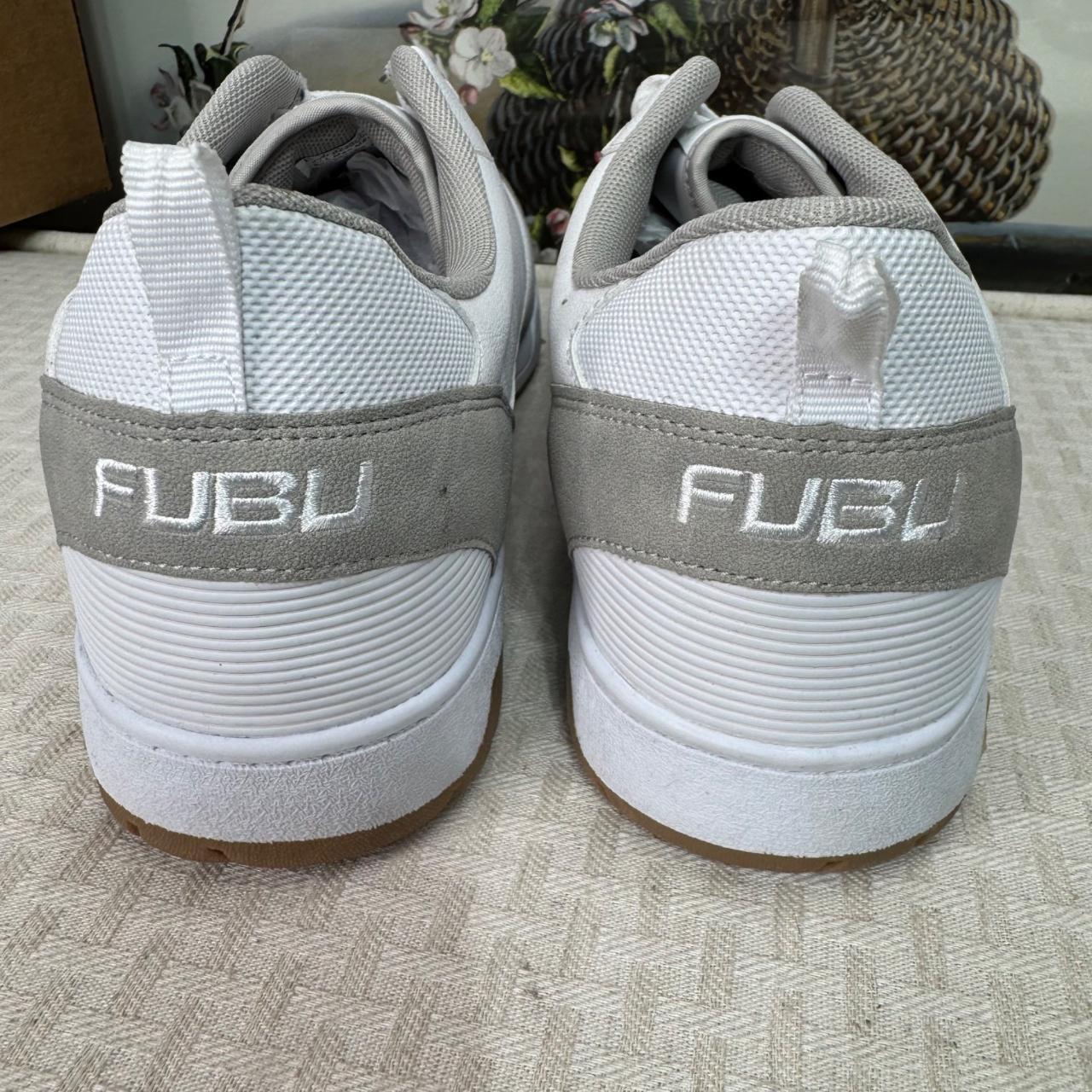 Fubu Mens Size 13 Half Court White/Gray Sneakers... - Depop