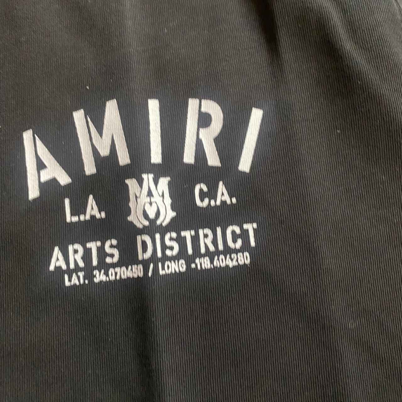 amiri back tshirt size s - Depop