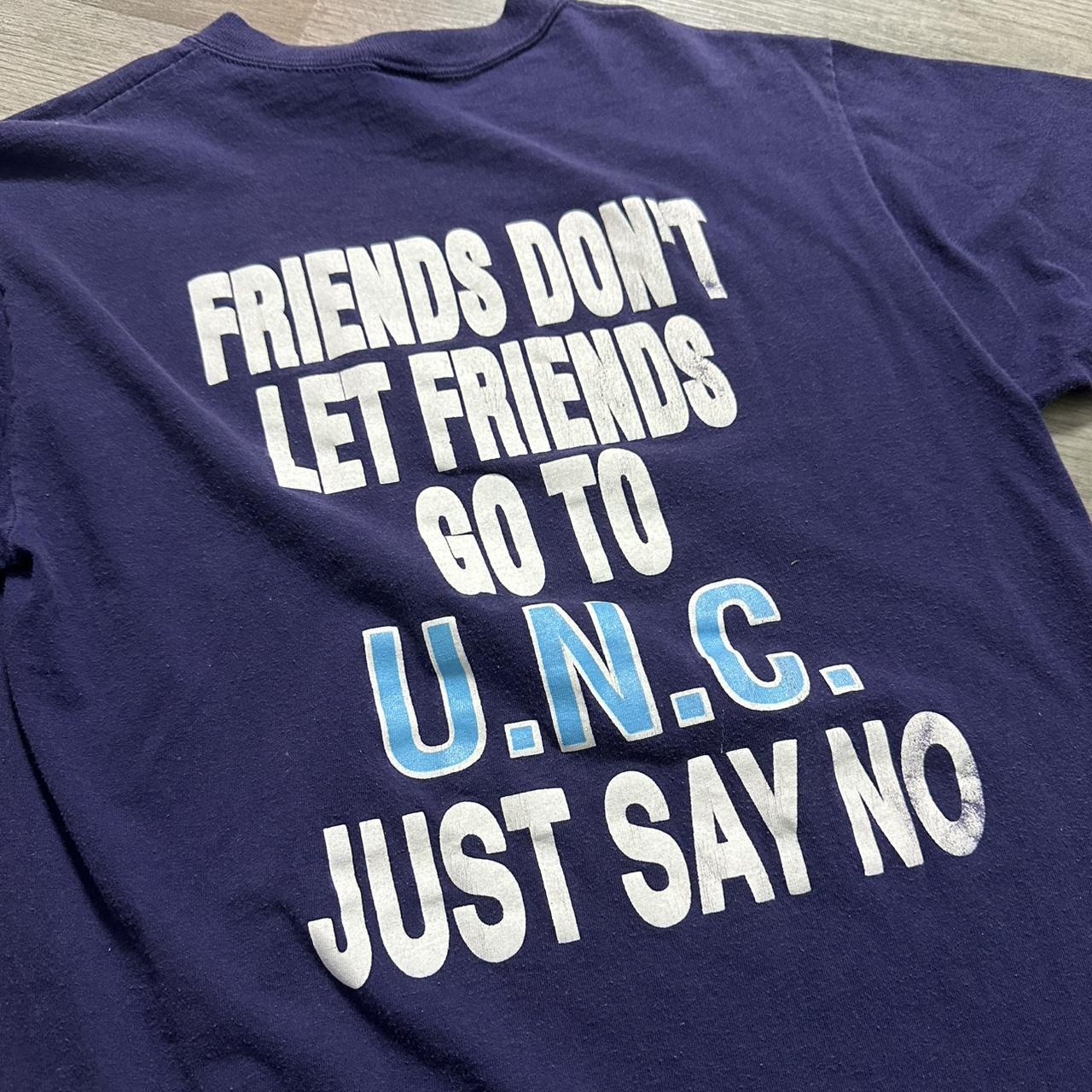 Super sick 90s Duke blue devils anti UNC parody tee... | Depop