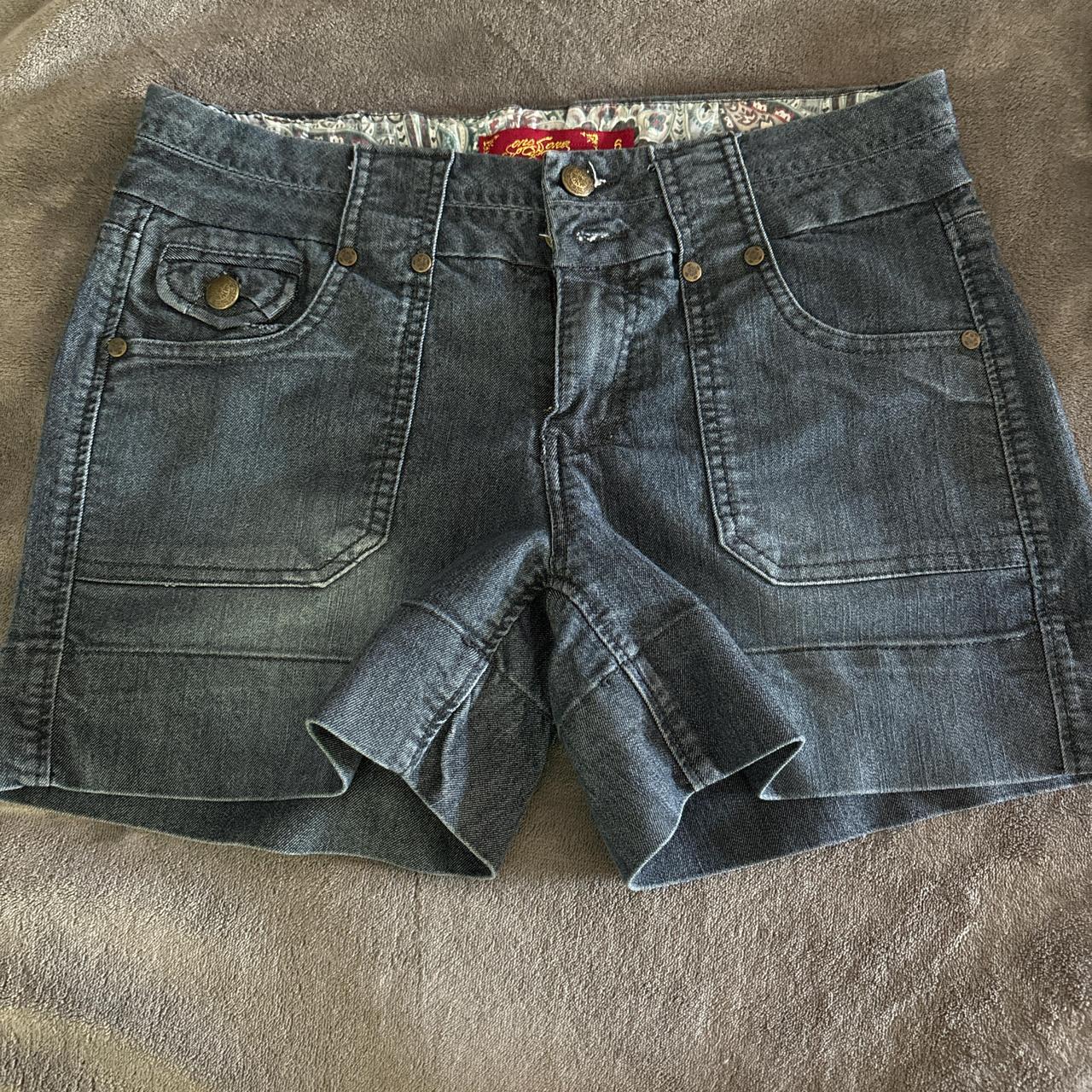 Grey/Blue denim jeans - Depop