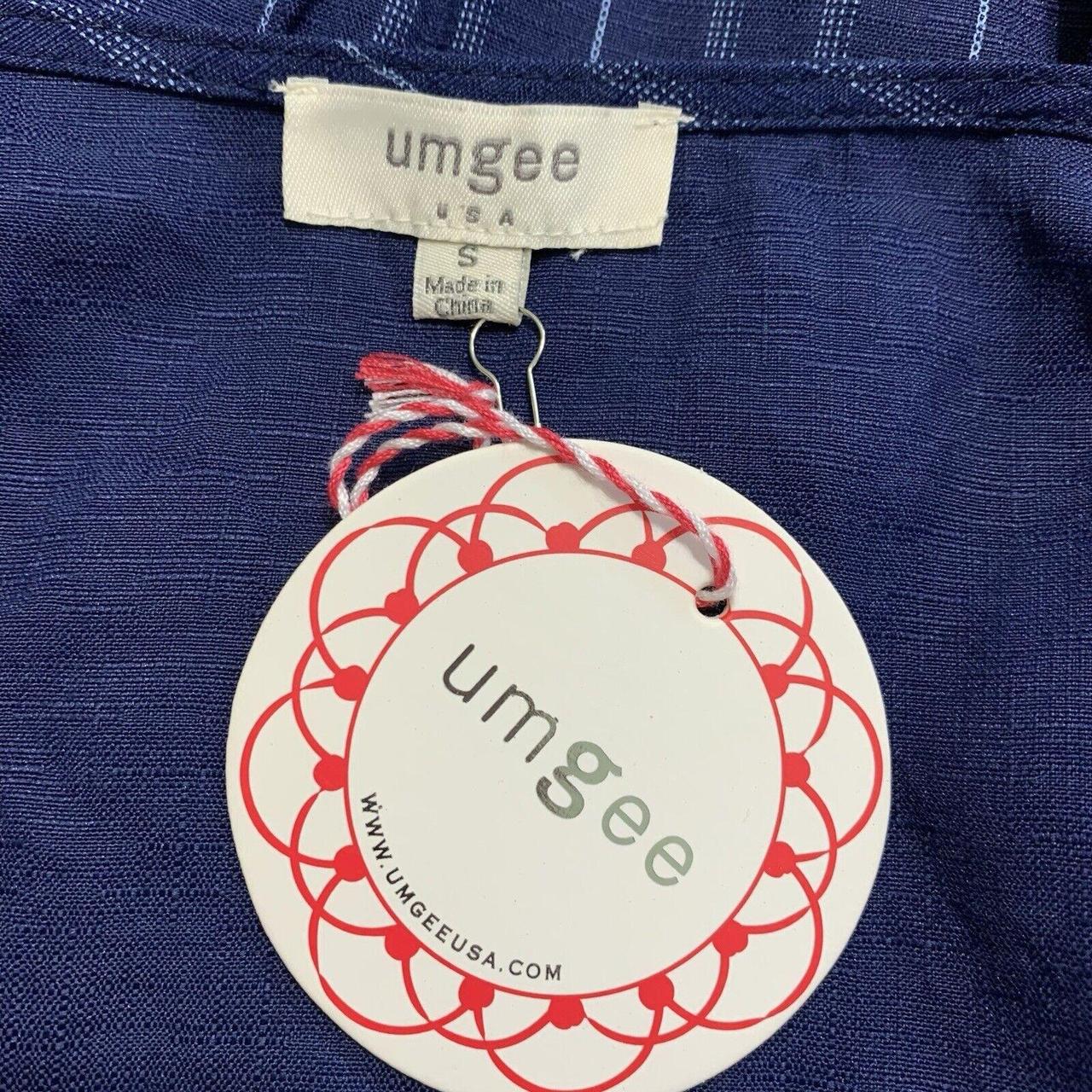 Umgee Blouse Top Shirt Women S Blue Off Shoulder... - Depop