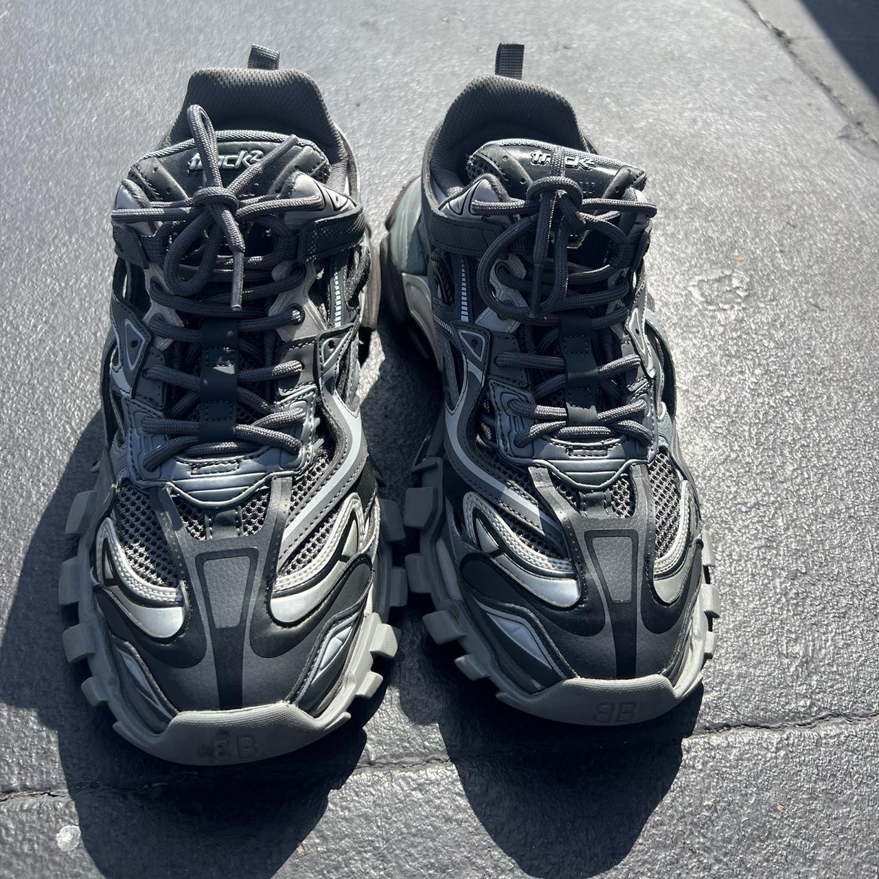 Balenciaga Track .2 Blue Grey. Worn a couple times... - Depop