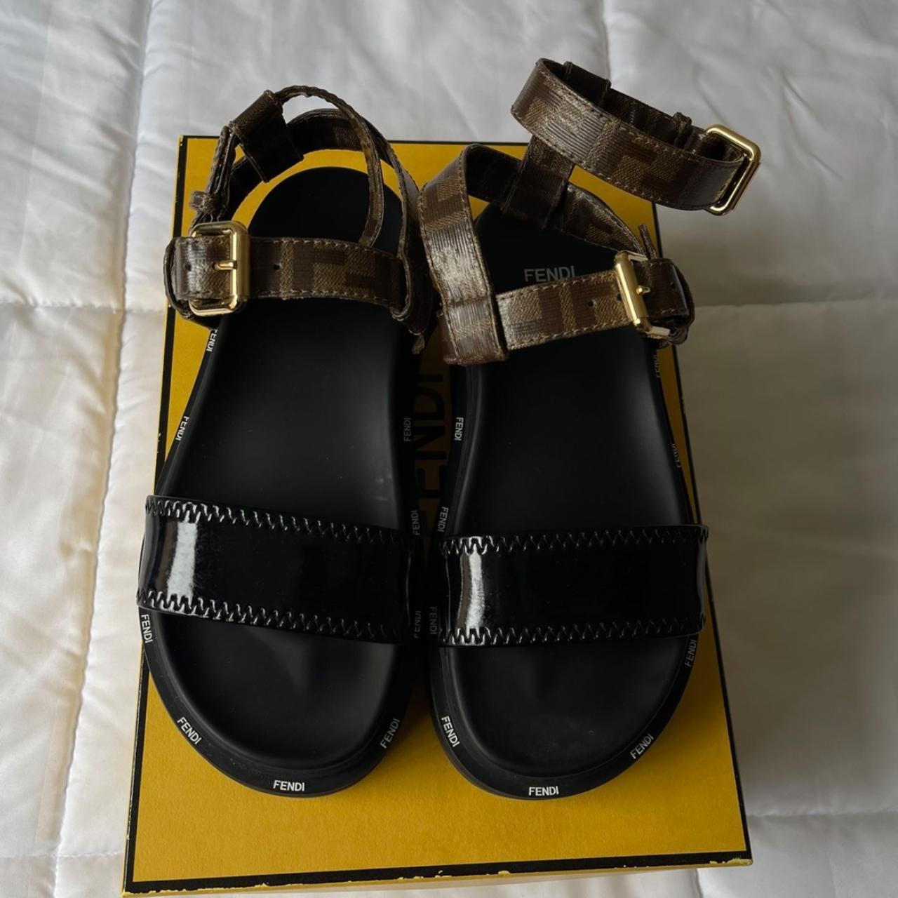Fendi Sandals Platform Size 37 Authentic Comes... | Depop