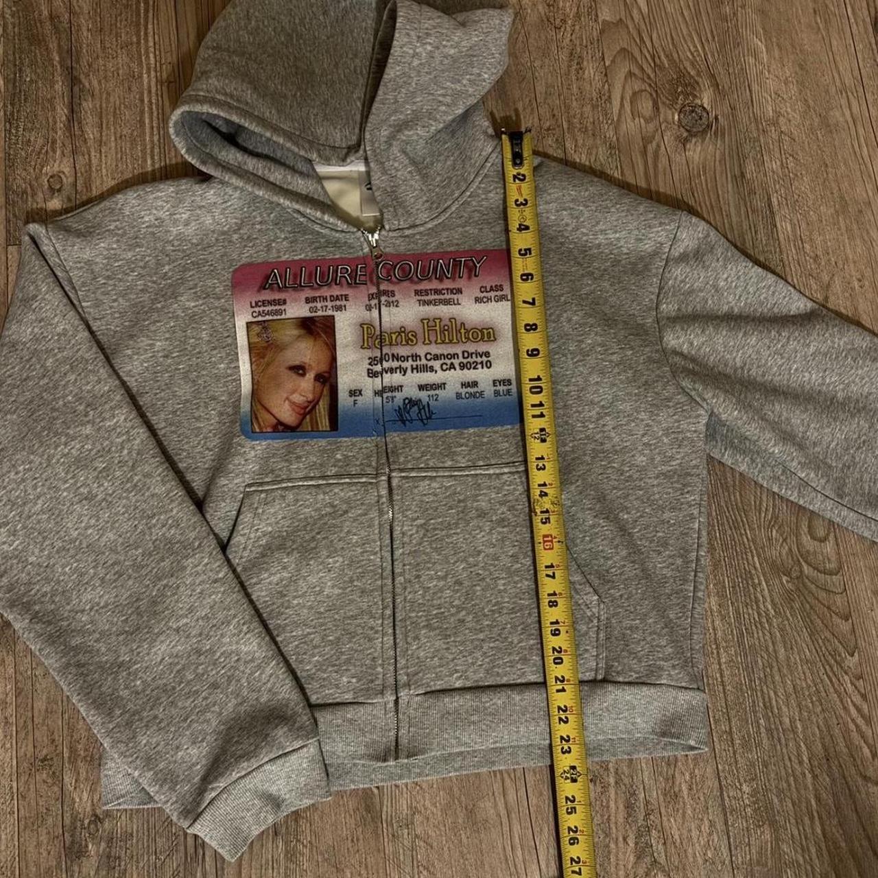 Allure County Paris Hilton cropped zipup Size large,... | Depop
