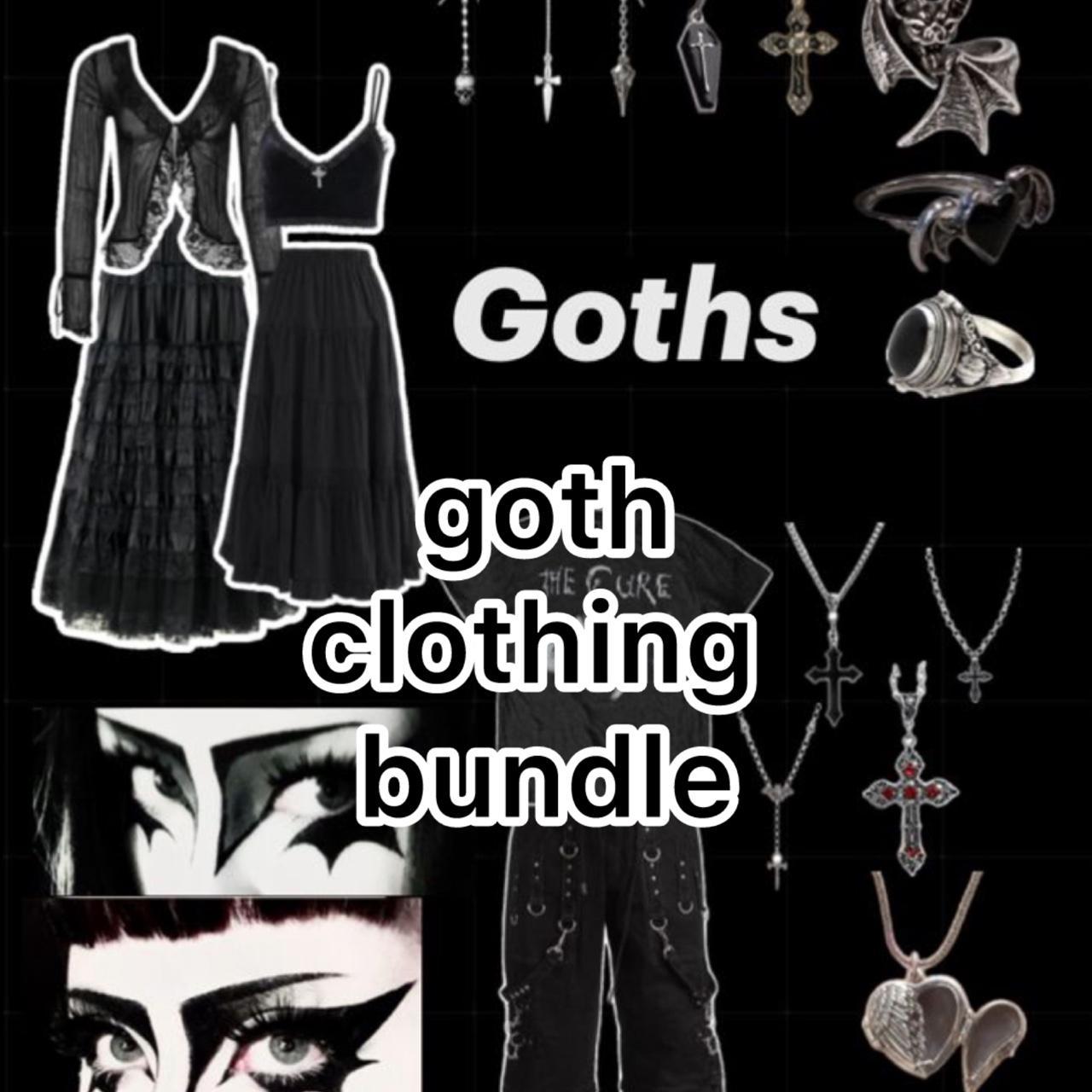 goth clothing/style bundle! message me to buy! - Depop