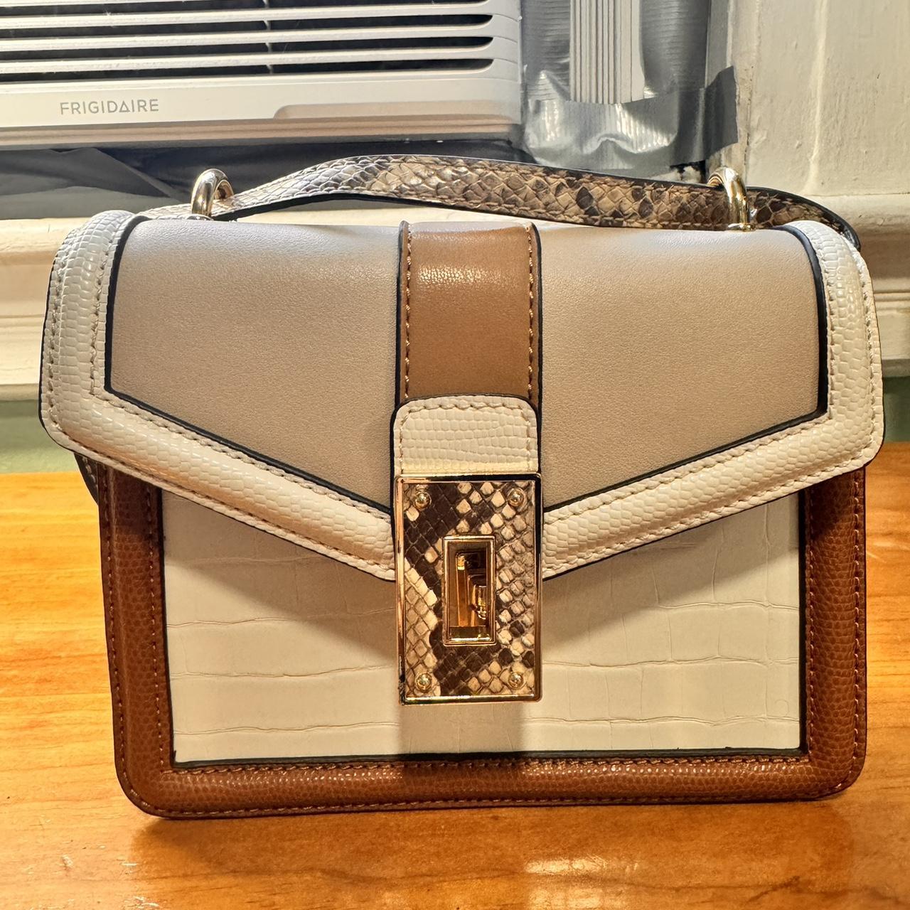 Aldo Nude snake print bag - Depop