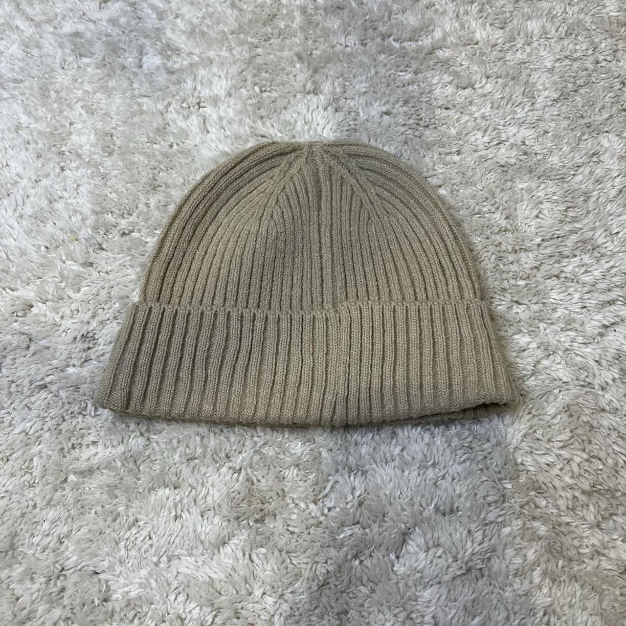 Primark beige beanie hat Never worn but without... - Depop