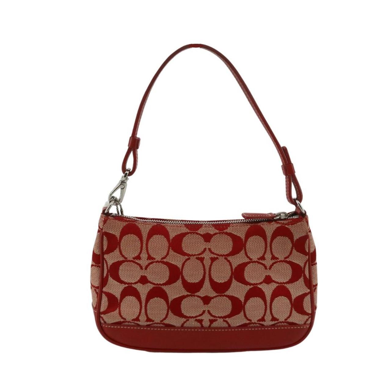 [Fixed Price] Coach Signature Shoulder Bag - Red OP:... - Depop