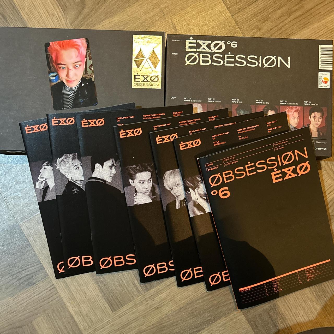 EXO OBSESSION ALBUM X-EXO VERSION WITH CHANYEOL... | Depop