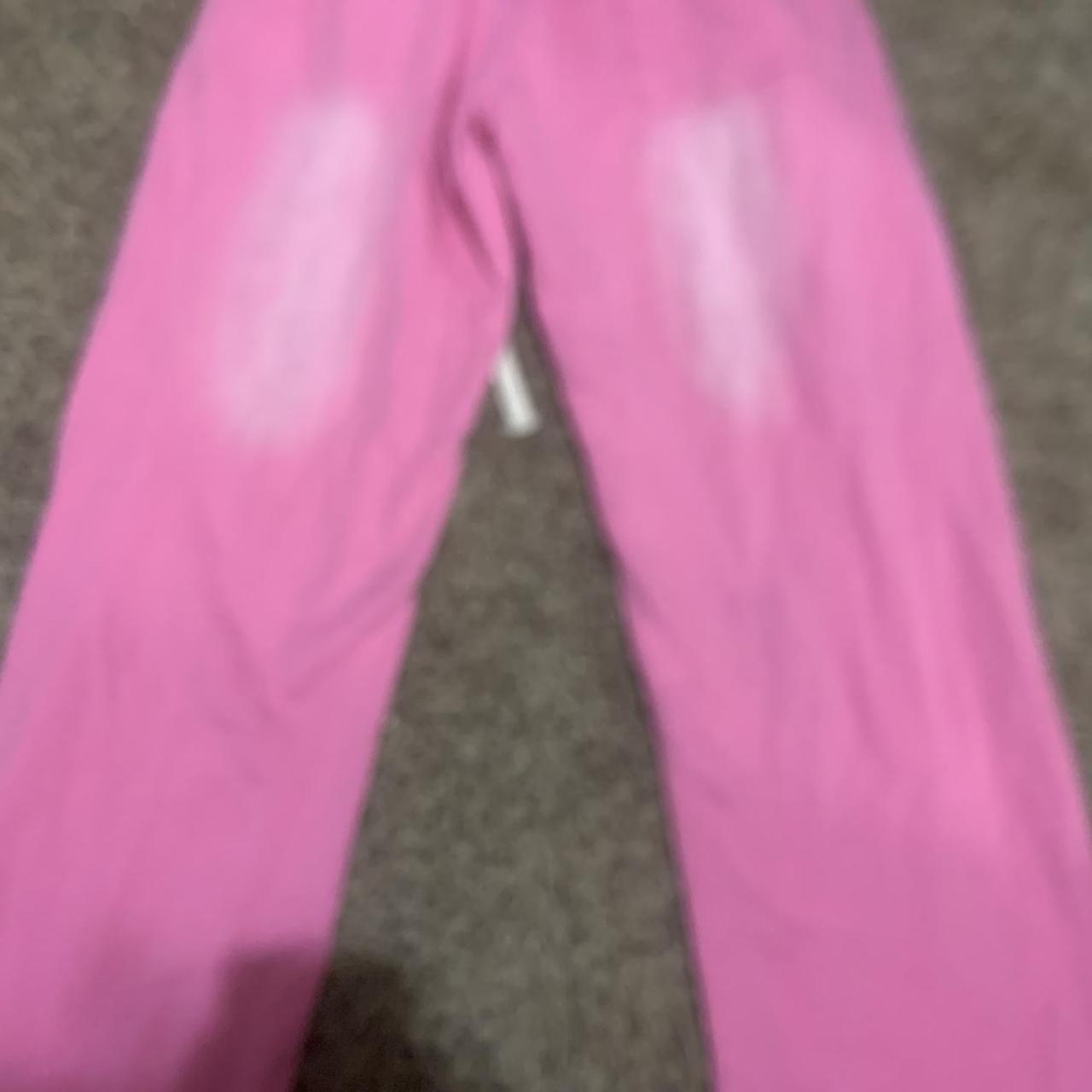 Pink hell star pants With bag - Depop