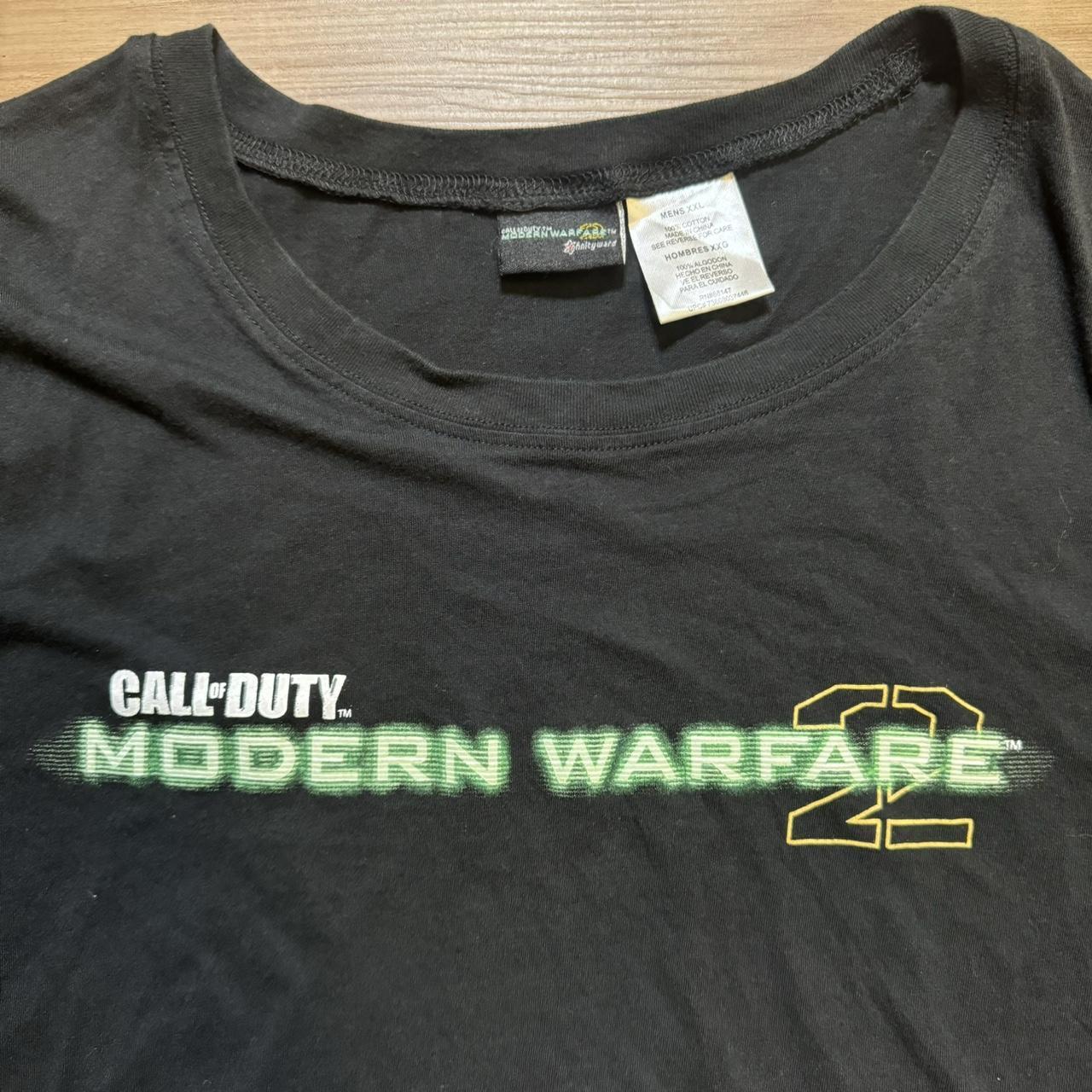 Call of Duty Modern Warfare 2 Black Long Sleeve... - Depop