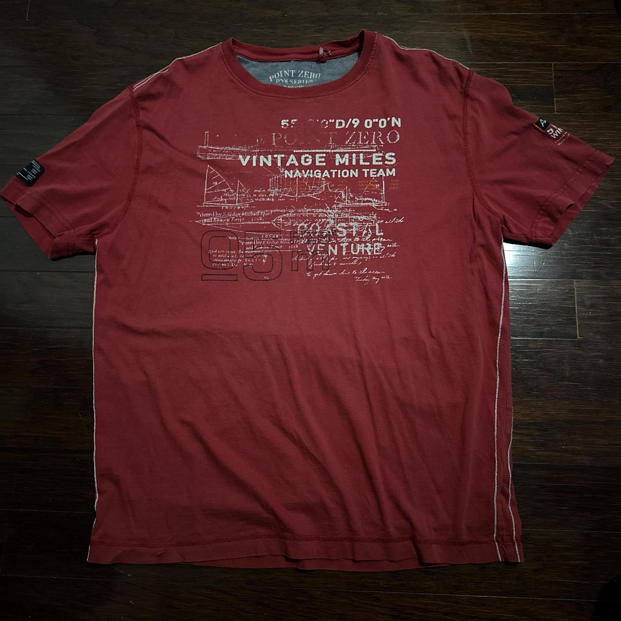 Point Zero Distressed Vintage T-shirt (Thrifted) - Depop