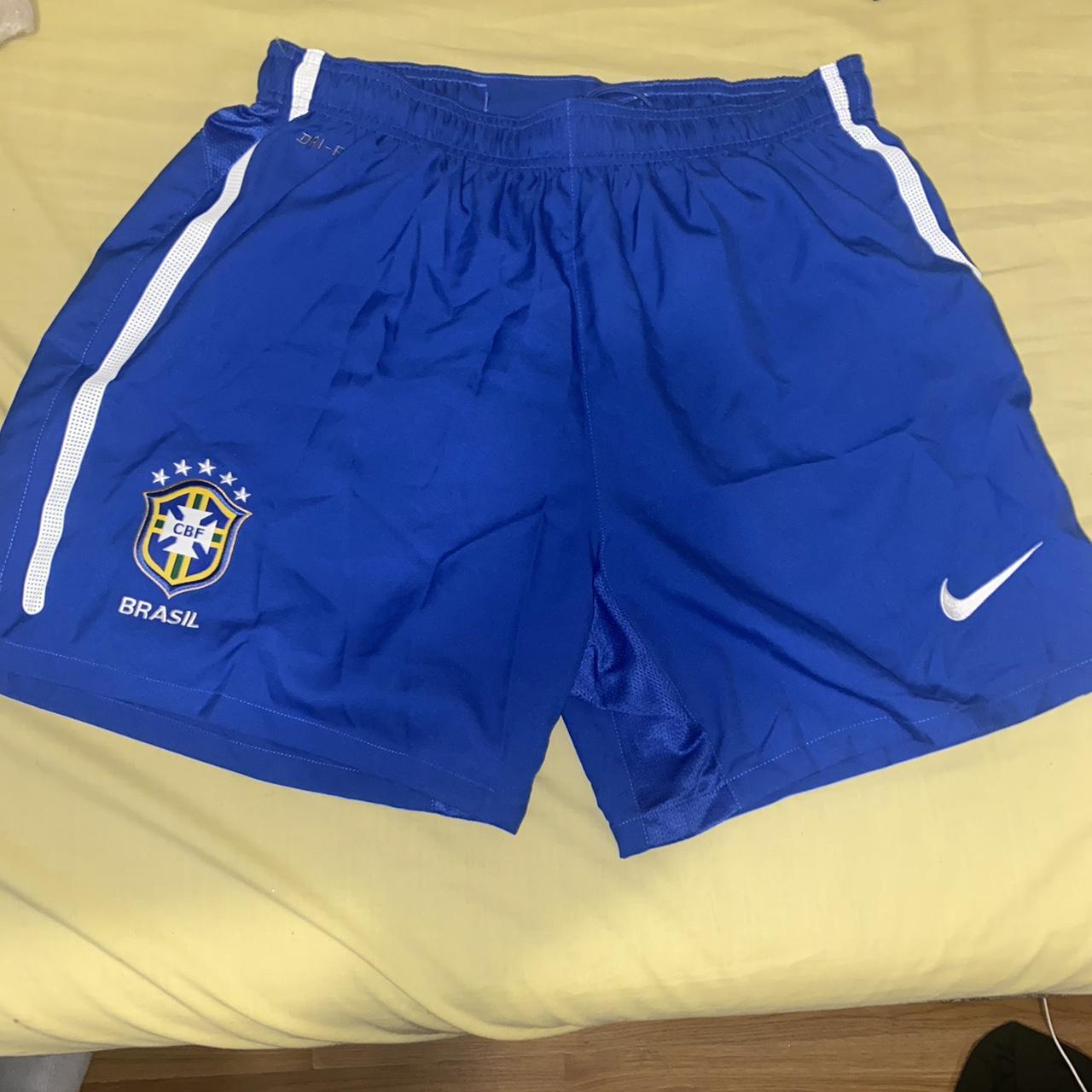 Brazil National Nike Vintage Shorts 2013/14 Size L - Depop