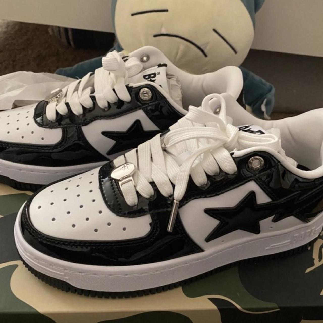 Bape shoes Size 9 like new condition next day... - Depop Bape shoes Size 9 like new condition next day... - Depop