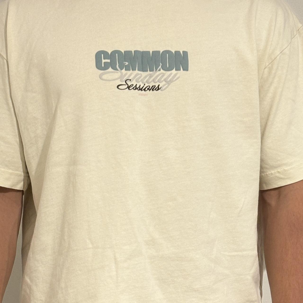 Large Common Need Tee - Cream #Tshirt #commonneed... | Depop
